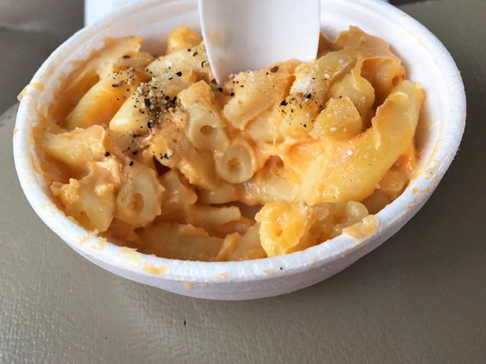 Mac and cheese that's achieved perfect creaminess without sacrificing structural integrity. This isn't cafeteria mac&mdash;this is the stuff childhood memories wish they were made of.