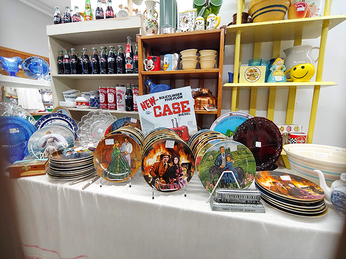 These decorative plates tell stories of bygone eras&mdash;and will silently judge your microwave dinners if you dare to bring them home.