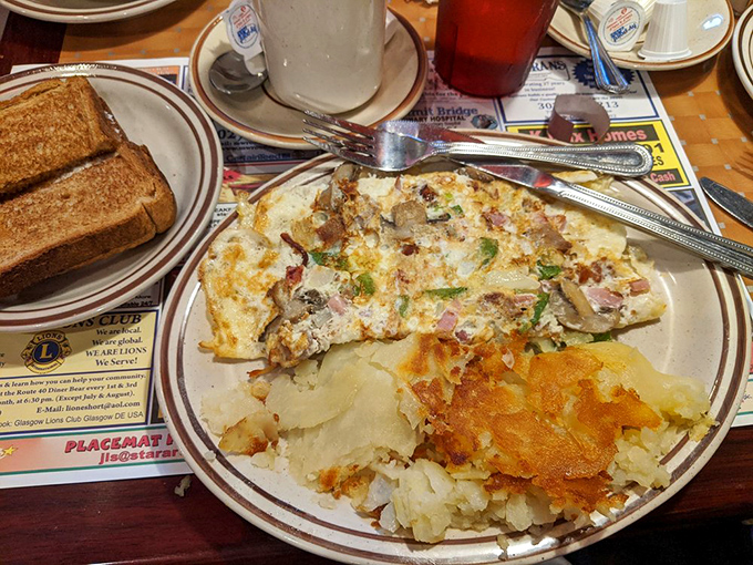 An omelet that's practically a garden in disguise. When vegetables taste this good, you almost forget you're being healthy. Almost.