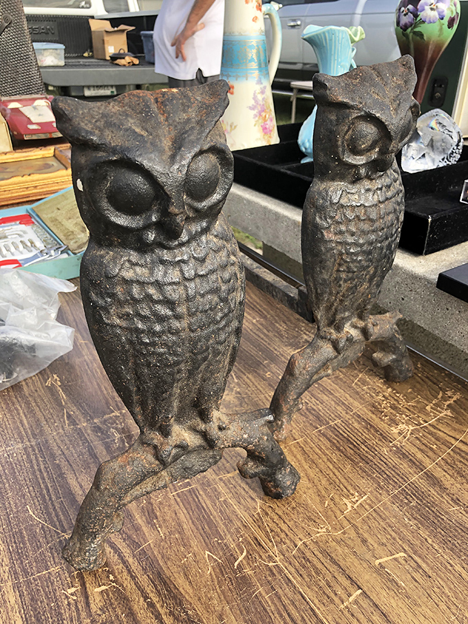 These cast iron sentinels have witnessed decades of American living rooms. Now they're ready to stand watch over your bookshelf.