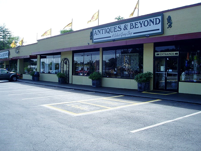 From the outside, you'd never guess the magnitude of wonders within. This modest exterior houses one of Atlanta's most expansive collections of vintage treasures.