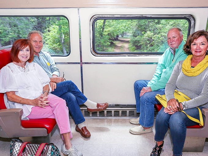 Comfortable seating and panoramic windows create the perfect viewing gallery for Nature's masterpieces that unfold with every mile.