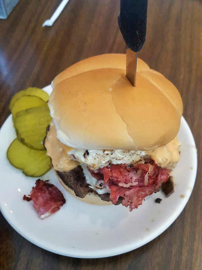 The Reuben's sophisticated cousin&mdash;pastrami nestled between perfectly grilled bread. A sandwich that demands both napkins and respect. 