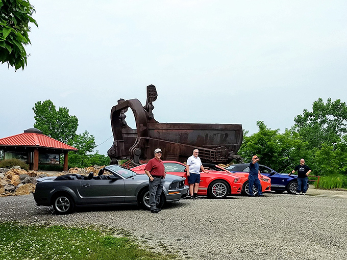 Car enthusiasts find the bucket makes their prized Mustangs look like Hot Wheels toys. Nothing humbles a gearhead like genuine heavy machinery.
