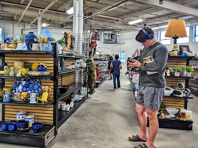 Treasure hunters scan the aisles with the focus of archaeologists, except instead of ancient artifacts, they're unearthing vintage Pyrex.