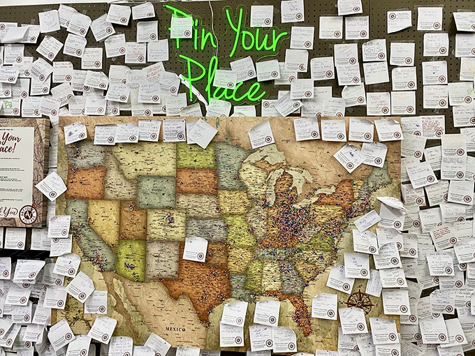 The "Pin Your Place" map reveals visitors from across America &ndash; proving treasure hunters will travel any distance for the right find.