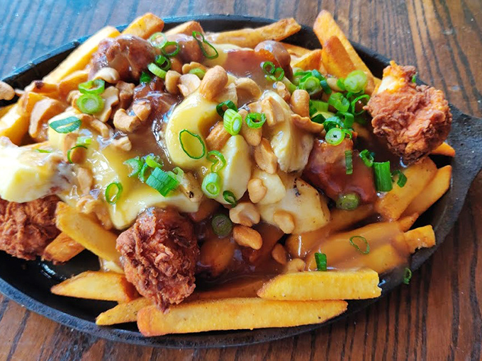 Poutine that would make our Canadian neighbors weep with joy, comfort food diplomacy at its finest.