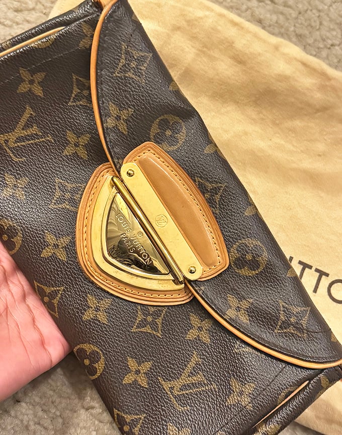 Louis Vuitton's iconic monogram – the fashion equivalent of a secret handshake among the style-savvy. Yesterday's splurge, today's steal.