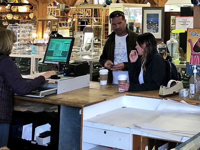 Where treasures and credit cards meet. The final stop on your journey through time, where future regrets become "investment pieces."