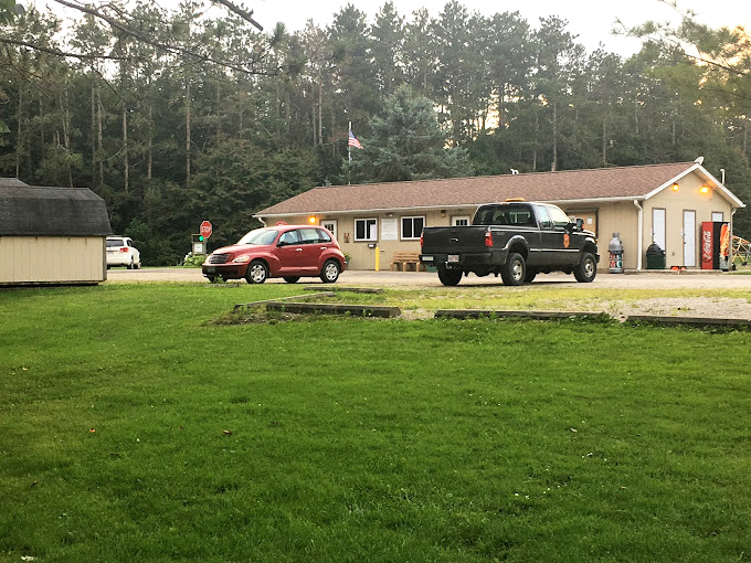 The park's modest welcome center – proof that you don't need fancy visitor facilities when the main attraction is outside.