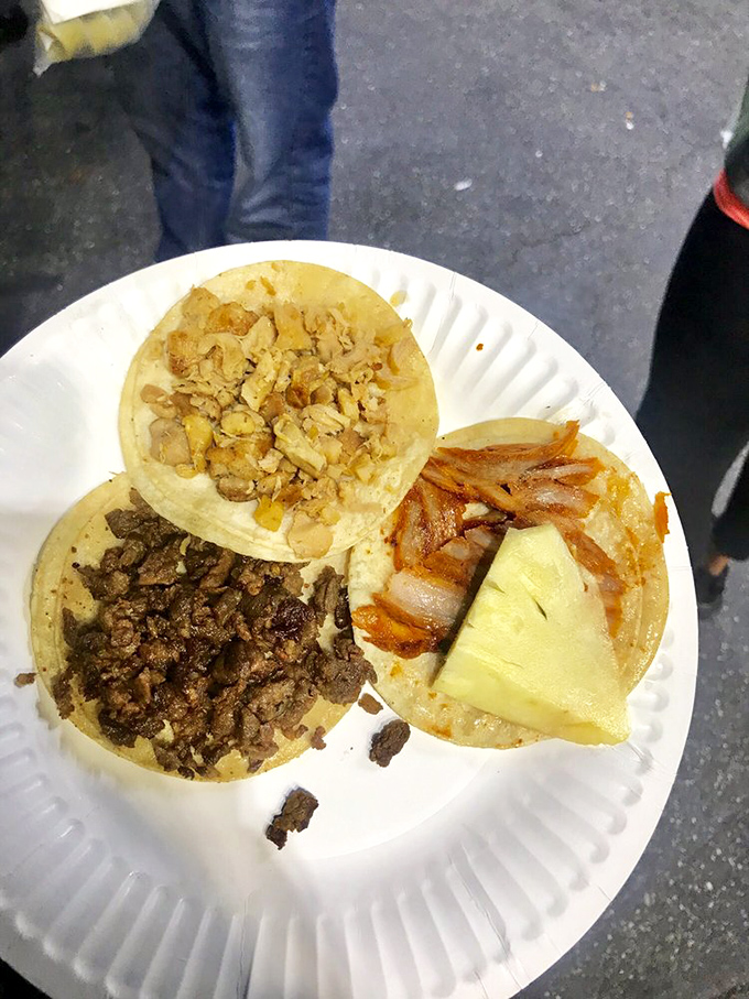 The holy trinity of taco varieties&mdash;each one a different personality at the flavor party happening on your plate.