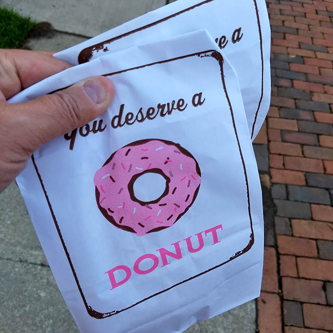 "You deserve a donut" &ndash; the most honest marketing slogan ever created. Sometimes paper bags contain more wisdom than fortune cookies.