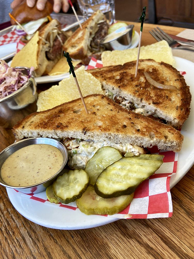 Tuna melts – the unsung heroes of sandwich menus everywhere. Cassell's version comes with pickles that could convert even the pickle-averse.
