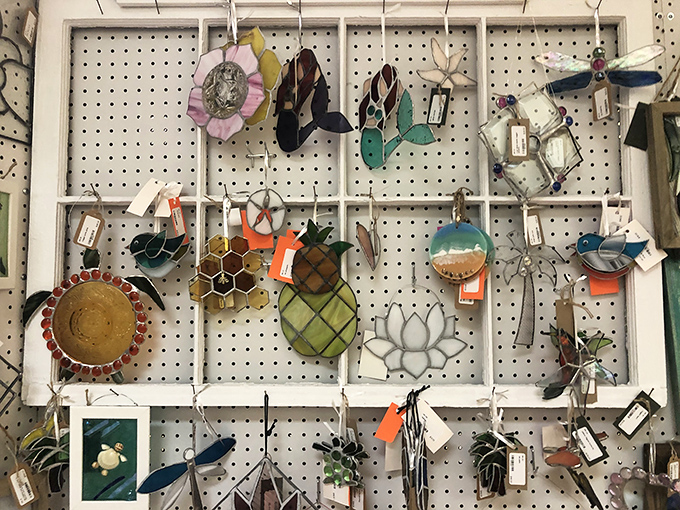 Sunlight becomes art through these delicate creations. Dragonflies, flowers, and geometric designs waiting to dance on your walls.