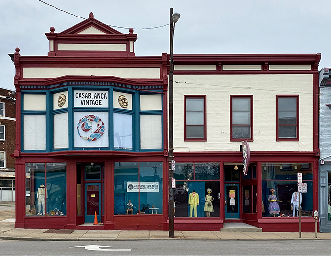 Casablanca Vintage's historic fa&ccedil;ade is like a time machine &ndash; step inside and emerge dressed for any decade you choose!