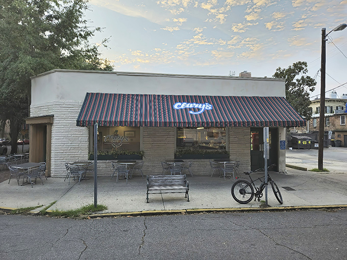 Clary's Cafe's classic storefront looks like it belongs in a Southern novel. Savannah's breakfast tradition comes with a side of literary fame.
