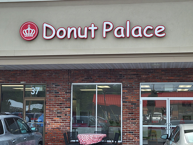 A crown fit for donut royalty! This unassuming strip mall hides treasures that would make any sweet tooth feel like nobility.
