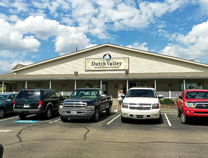 Dutch Valley Restaurant's clean lines and simple elegance mirror the straightforward goodness of the food served inside.