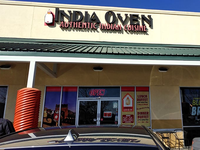India Oven's simple storefront belies the aromatic treasures within &ndash; where butter chicken dreams come true.
