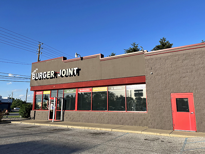 Indy's Burger Joint keeps it real with a straightforward building and clear mission: deliver amazing burgers without the fuss.