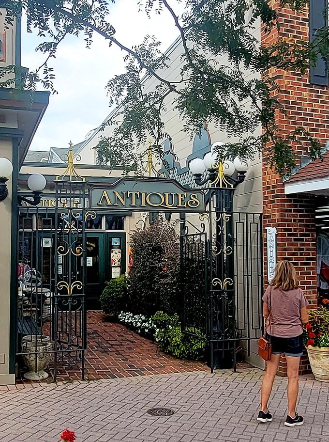 Lewes Mercantile's elegant entrance gate isn't just decorative&mdash;it's the threshold between ordinary shopping and extraordinary discovery.