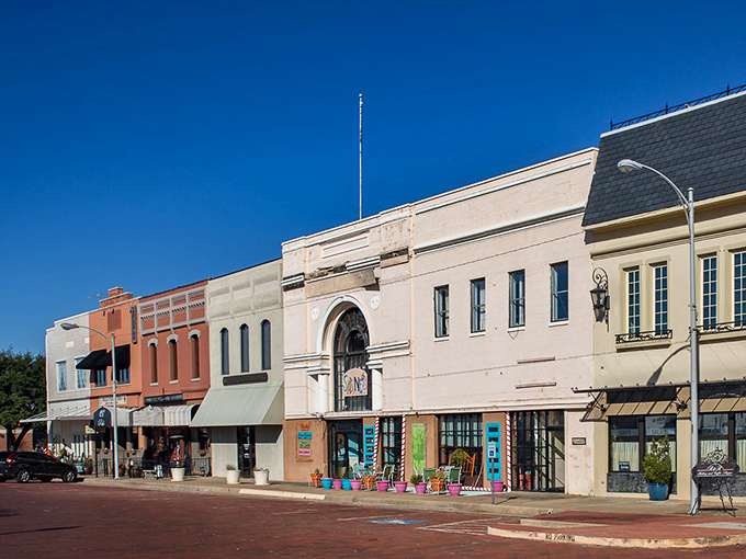 Marshall's downtown buildings stand shoulder to shoulder like old friends who've weathered a century together.