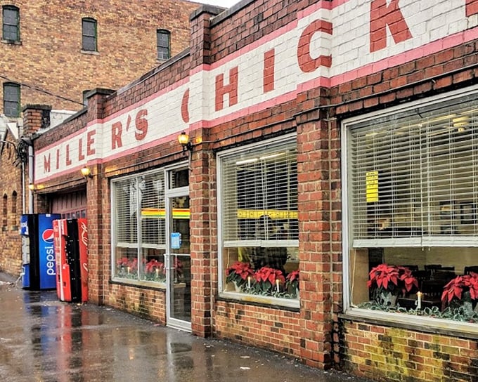 Miller's Chicken's vintage brick exterior has been drawing hungry Athenians for decades. Some things just get better with time.