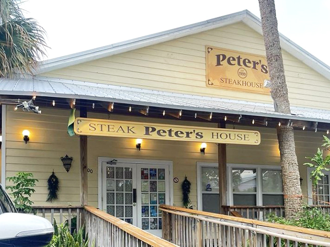 Peter's charming cottage exterior feels like dining at a friend's beach house &ndash; if your friend happens to be a steak wizard.