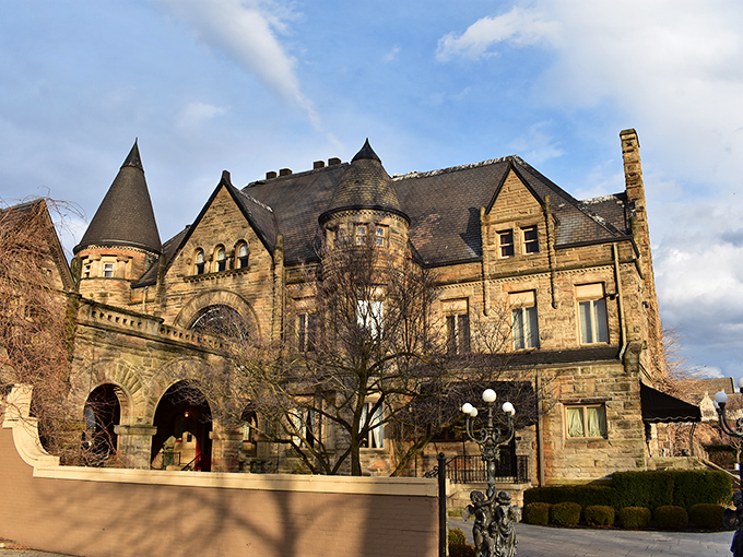 Sharon's classical architecture stands proudly, much like retirees who've discovered this affordable gem of a city.