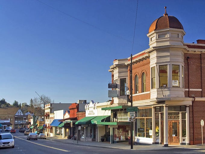 Sonora's historic downtown invites exploration with its mix of brick and wooden buildings that have witnessed over 170 years of California history.