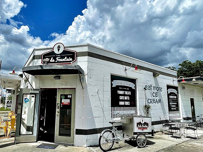 The Soda Fountain's charming corner spot looks like it's been serving up happiness since before your grandparents had their first date.