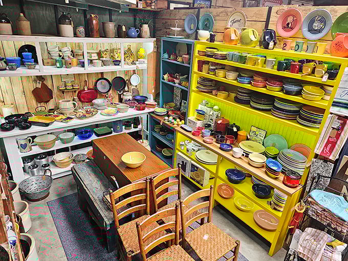 Warehouse Antique Mall's organized chaos is like your eccentric aunt's collection&mdash;if she had industrial-sized storage and impeccable taste.