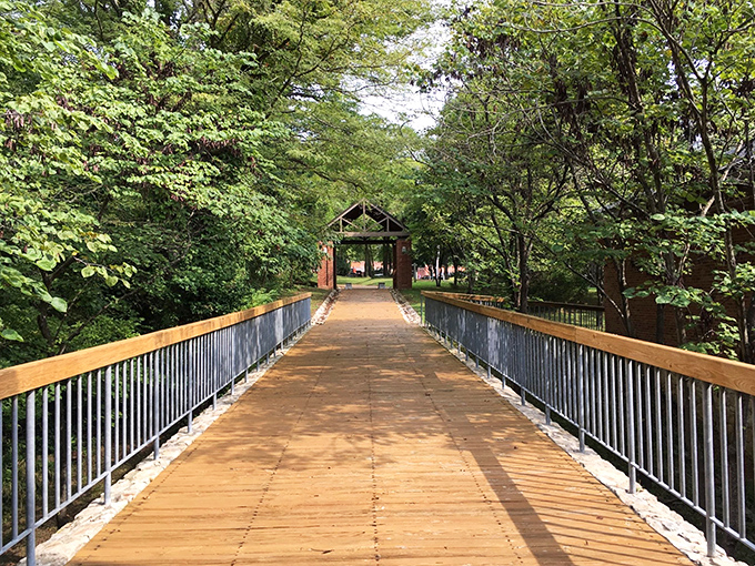 Spring blooms frame this historic Missouri town where every building tells stories of America's westward expansion.