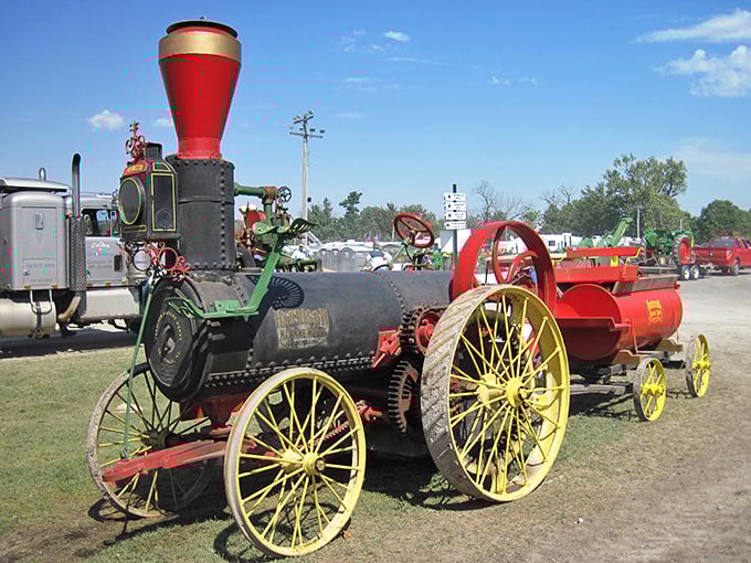 Belleville's vintage steam engine reminds us of America's industrial heritage. Iron horses that once connected a growing nation.
