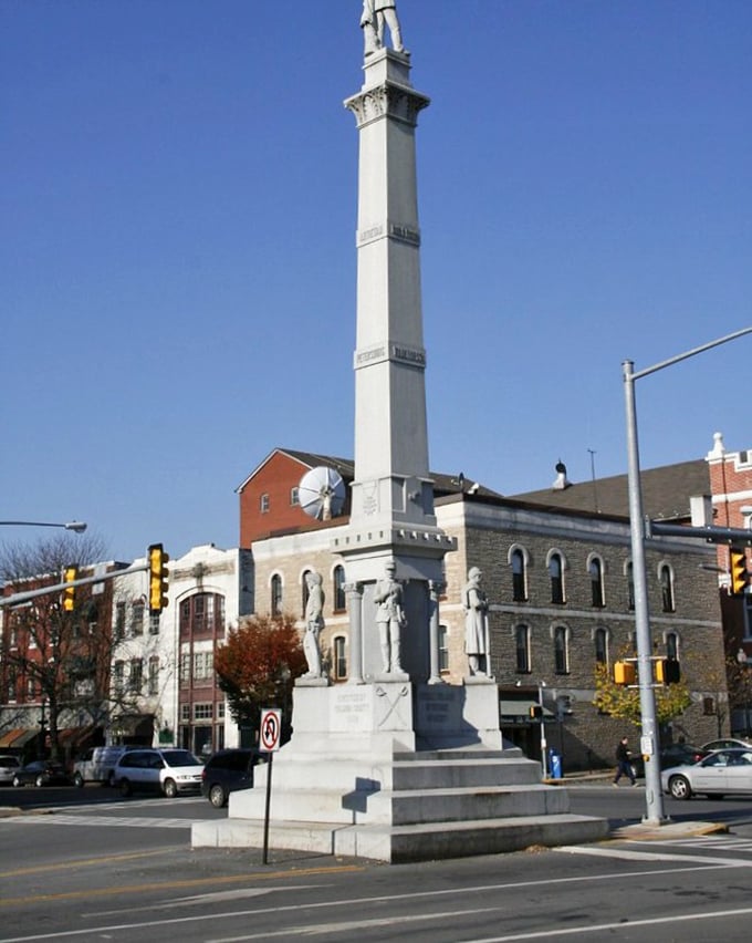 Bloomsburg's historic downtown feels like a movie set where your Social Security check is the star of the show.