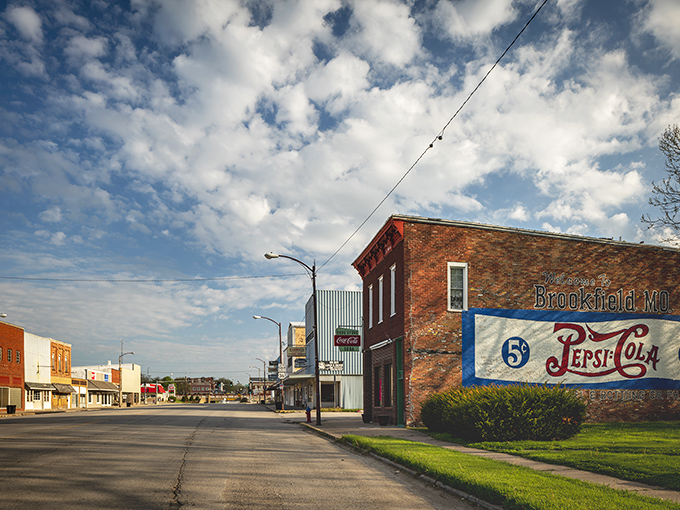 Brookfield's vintage Pepsi mural stands as a faded postcard from simpler times &ndash; nostalgia you can almost taste.