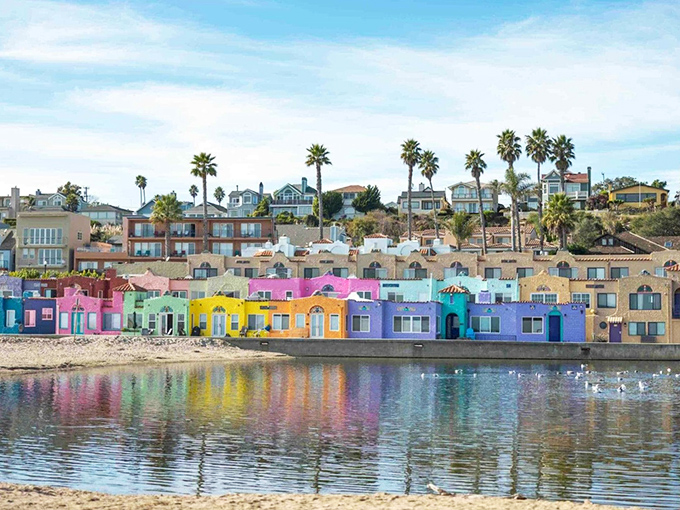 Where every building seems to be competing in a "most cheerful facade" contest, and everyone's winning.