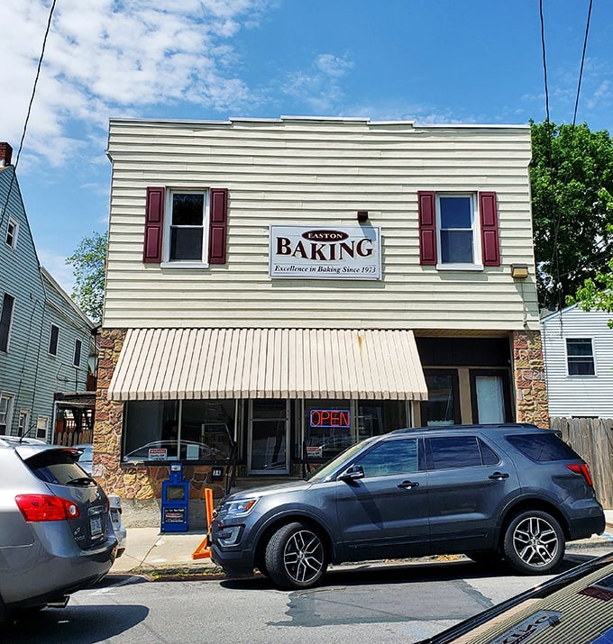 That simple "OPEN" sign at Easton Baking might as well say "Resistance Is Futile" to anyone with a sweet tooth.