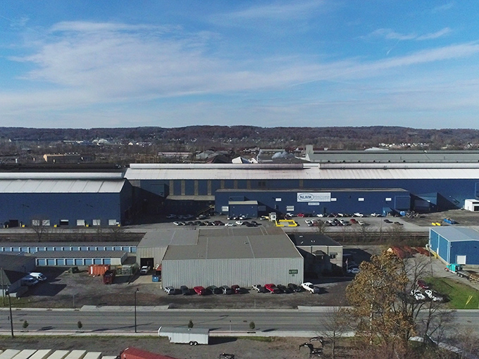 Farrell&rsquo;s industrial backbone stands firm beneath clear skies&mdash;a no-frills town where practicality defines the landscape and the cost of living stays grounded.