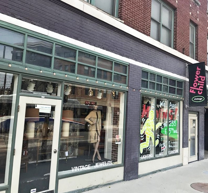 Behind Flower Child's unassuming brick fa&ccedil;ade lies a carefully curated collection of treasures from the golden age of American design.