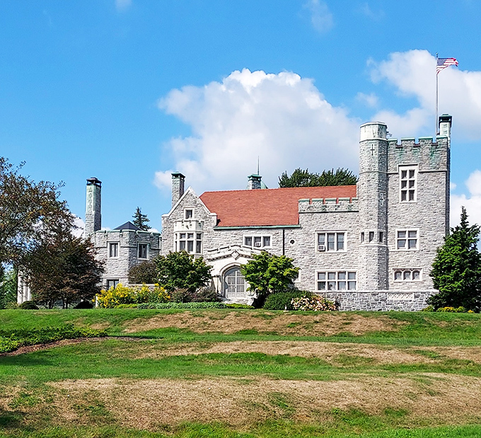 Stately and serene on manicured grounds. School administrators with the best office views in Ohio.