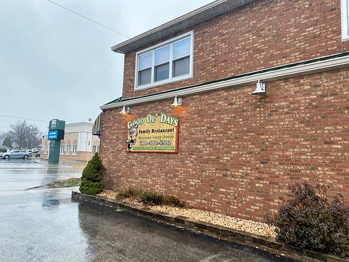 Good Ol' Days wears its nostalgia proudly, right down to the striped awnings. Inside awaits chicken that tastes like childhood memories.