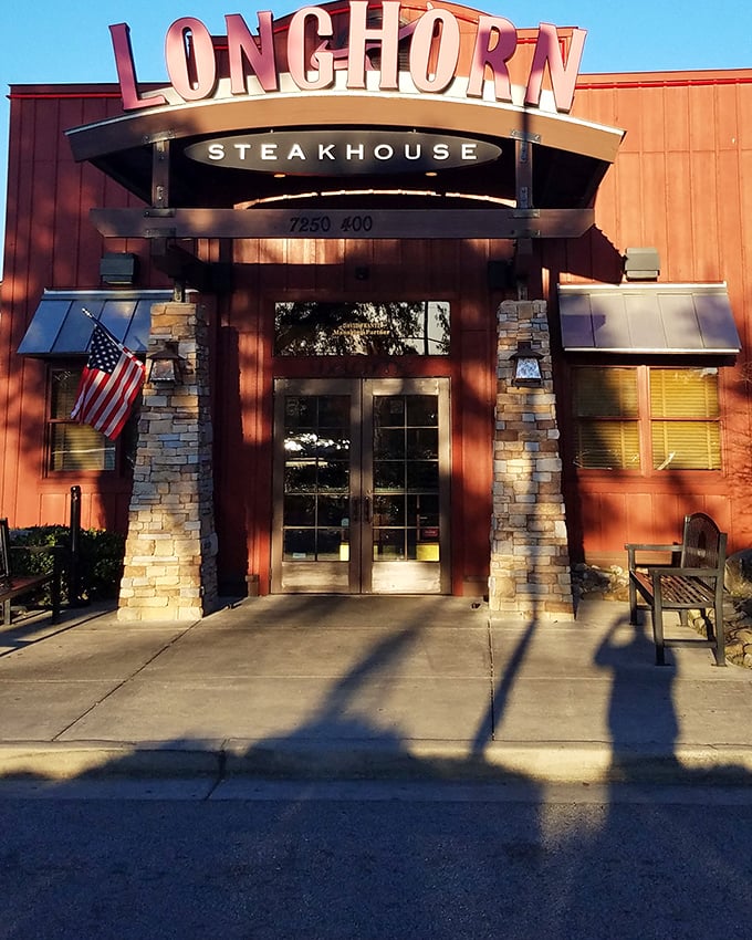 Even at sunset, that iconic Longhorn sign promises consistent quality. Sometimes familiar comfort is exactly what you're craving.