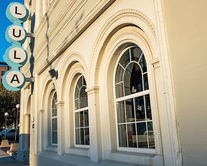 Those beautiful arched windows at Lula frame a Kansas City chicken experience that's both refined and soul-satisfying.