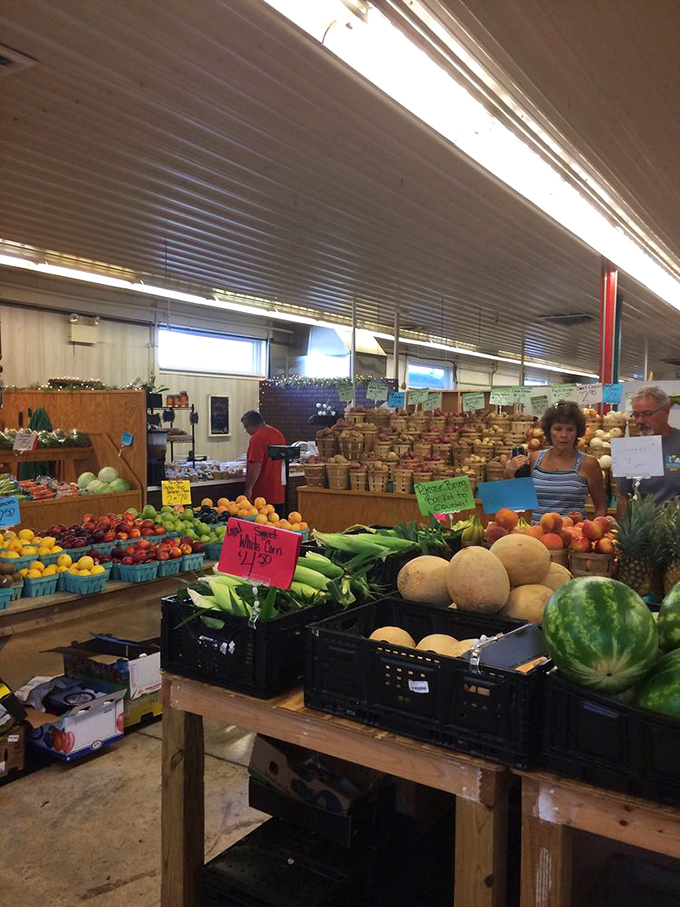 Fresh melons and colorful produce create an edible rainbow at Morning Sun, where farm-to-table isn't a trend&mdash;it's tradition.