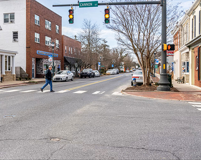 Seaford's Main Street invites you to slow down and window shop—no mall can compete with this kind of authentic charm.