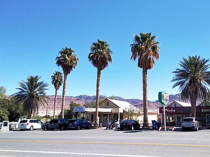 The desert general store in Shoshone – where they've been serving cold drinks and local gossip in equal measure for generations.