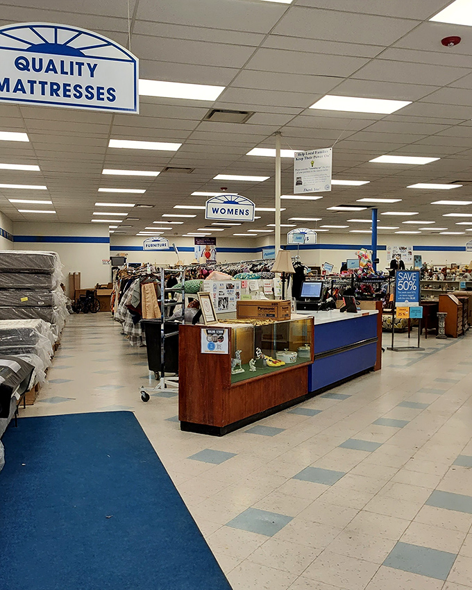 Quality mattresses and organized departments make this thrift store feel like a department store with much friendlier prices!