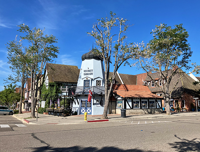 Solvang's windmills and European styling create a storybook setting. Hans Christian Andersen would feel right at home here.