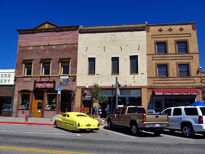 Railroad town authenticity with Sierra Nevada views - some places just get it right.